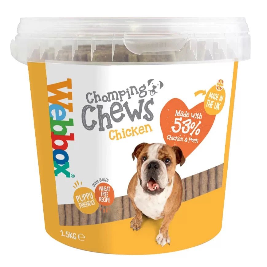 Webbox Chomping Chews Chicken - Delicious Dog Treats